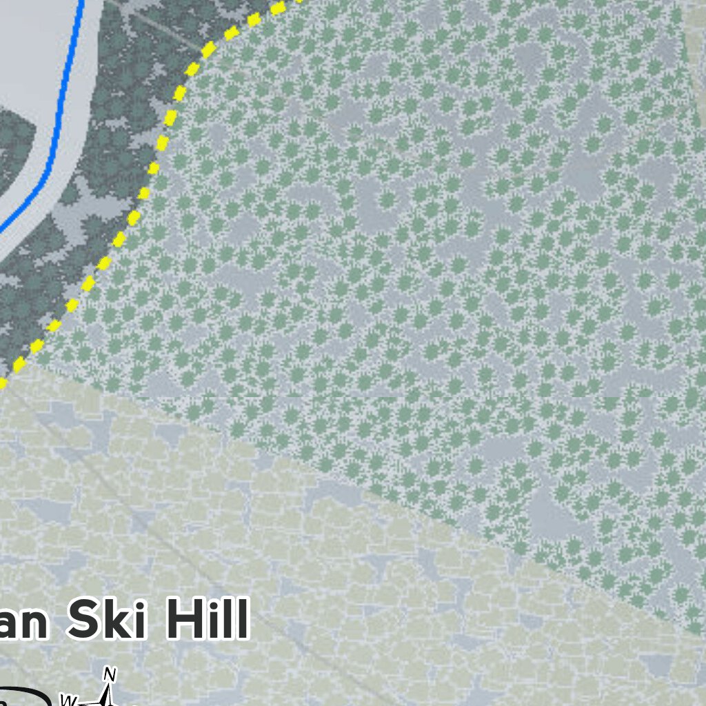 Laurentian Ski Hill Resort Map by Mapsynergy | Avenza Maps