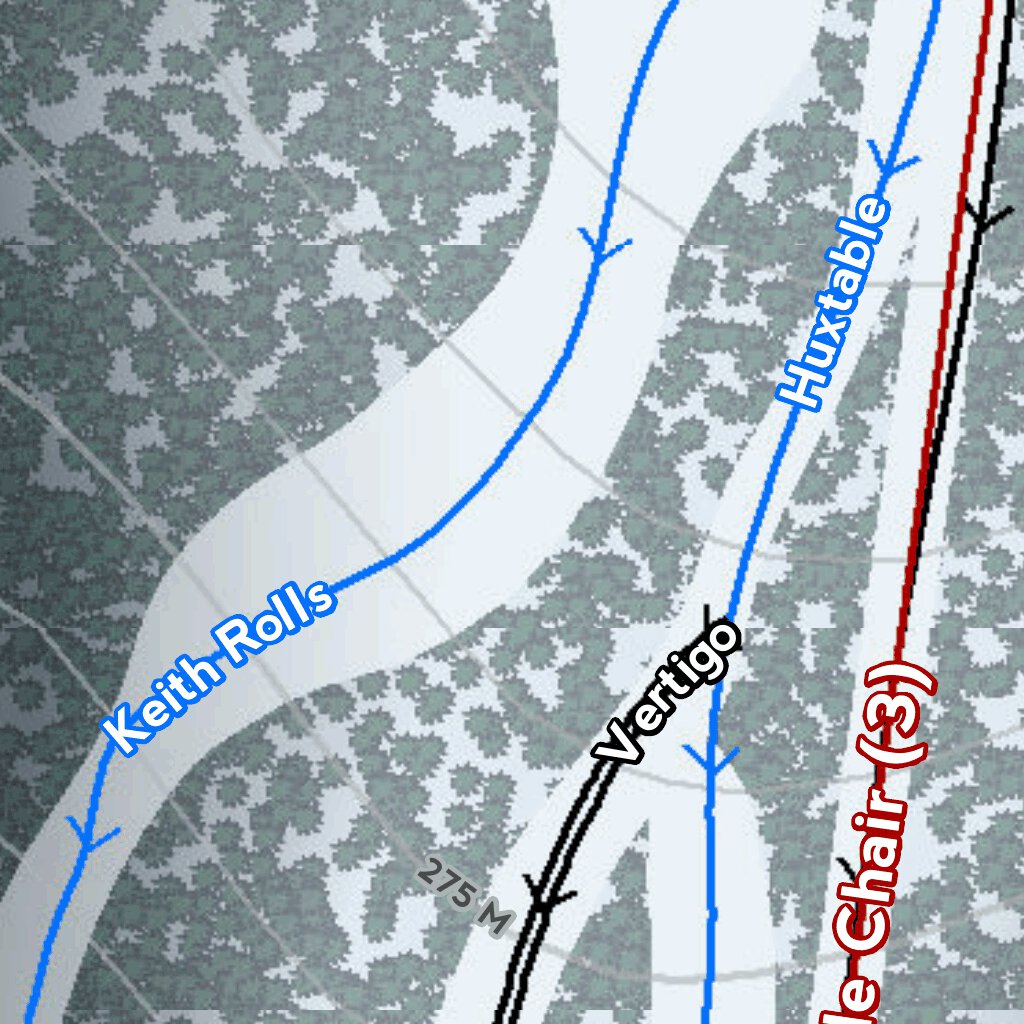 Ski Snow Valley Barrie Resort Map by Mapsynergy | Avenza Maps