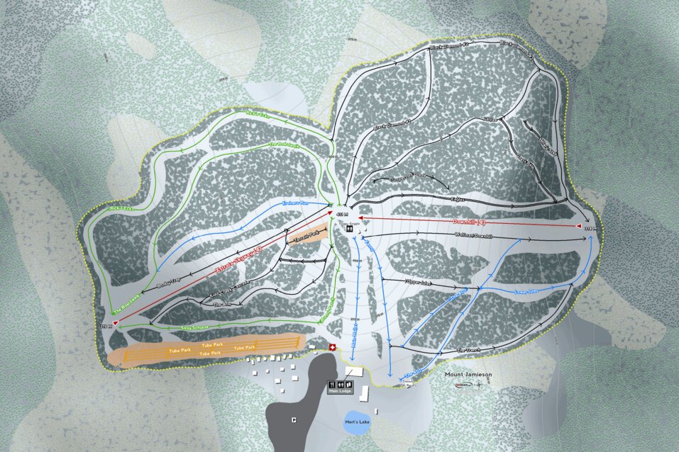 Mount Jamieson Resort Map by Mapsynergy | Avenza Maps