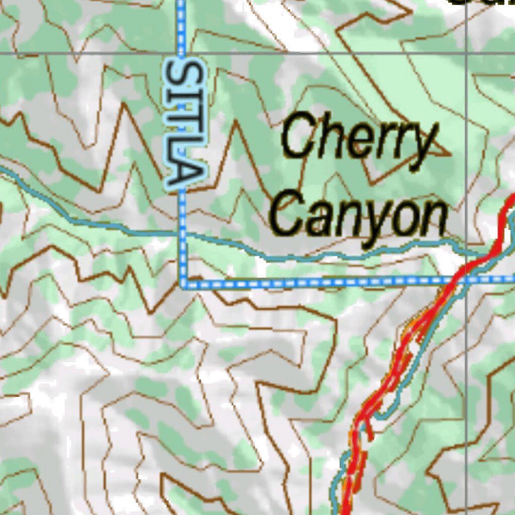 UT Book Cliffs Little Creek Roadless 12 Topo Map by Utah HuntData LLC ...