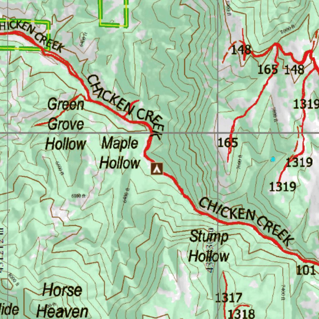 UT Sanpete Valley Extended Archery Area 311 Topo Map by Utah HuntData ...