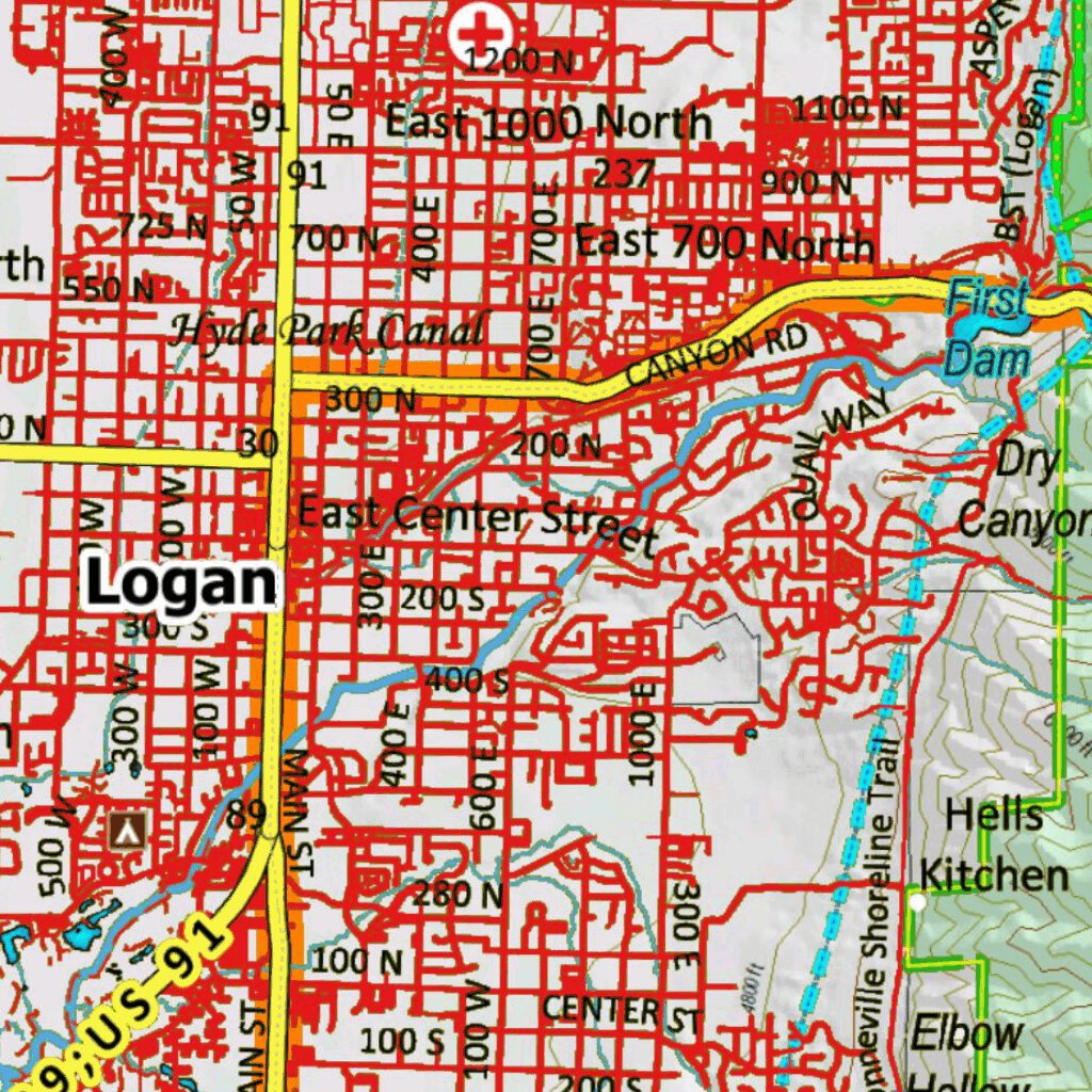UT Cache South 303 Hybrid Mule Deer Map by Utah HuntData LLC | Avenza Maps