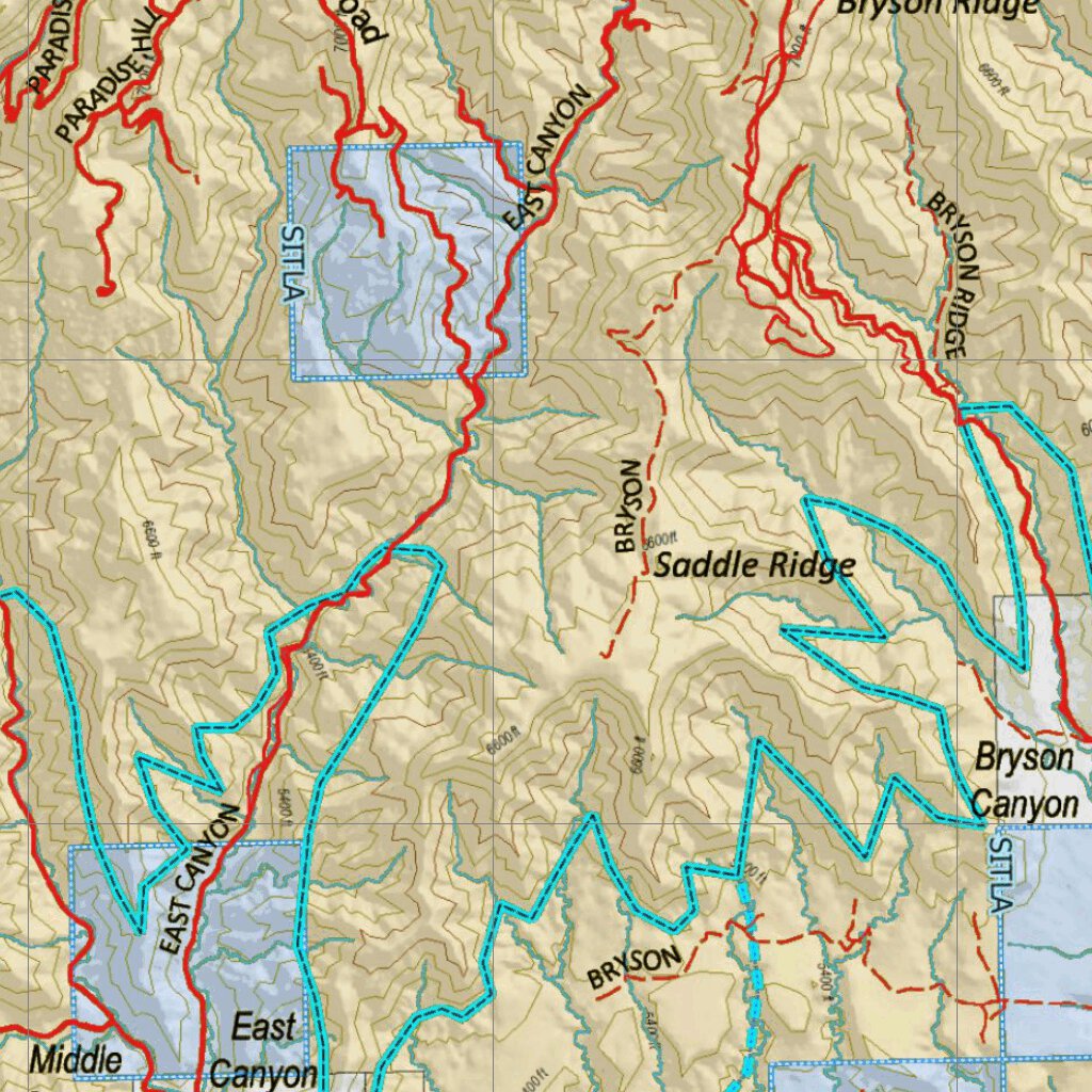 UT Book Cliffs South 15 Hybrid Elk Map by Utah HuntData LLC | Avenza Maps