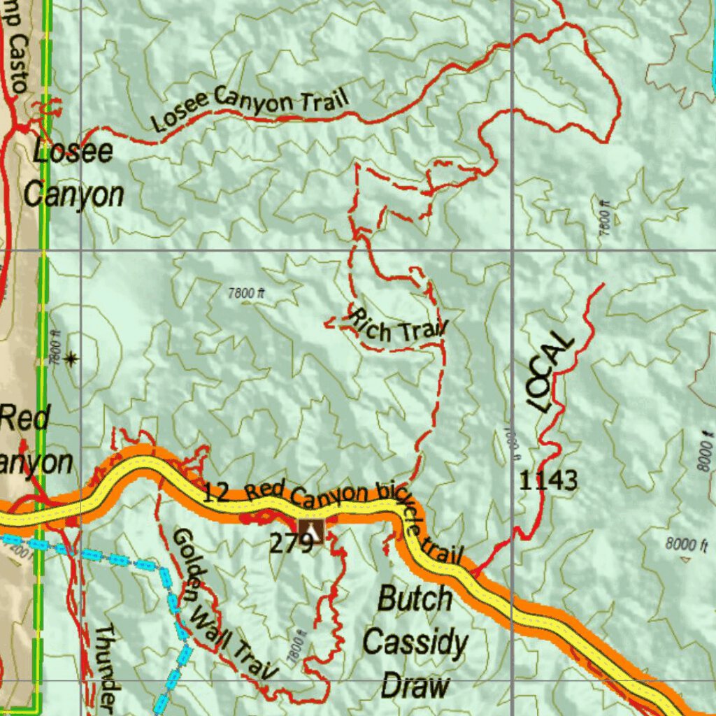 UT Mt Dutton 630 Hybrid Elk Map by Utah HuntData LLC | Avenza Maps