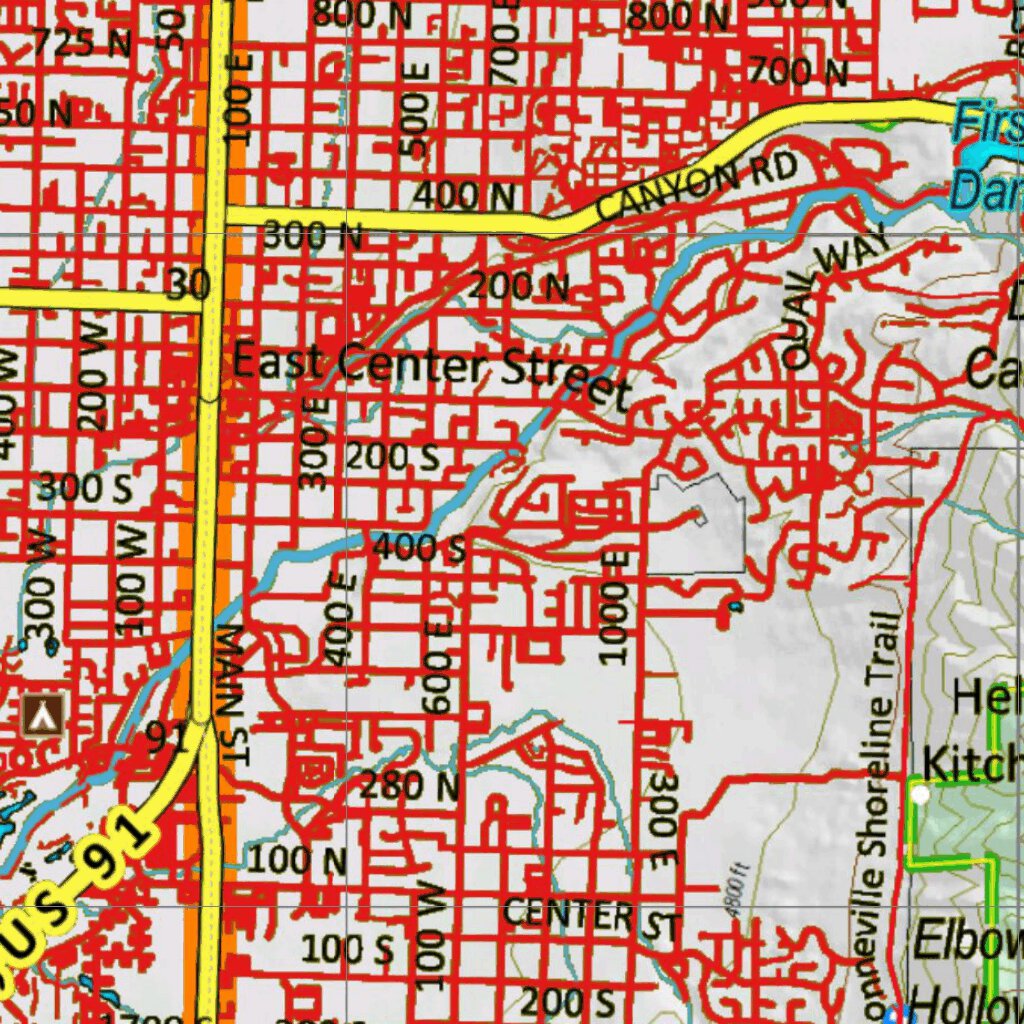 UT West Cache Extended Archery Area 313 Hybrid Elk Map by Utah HuntData ...