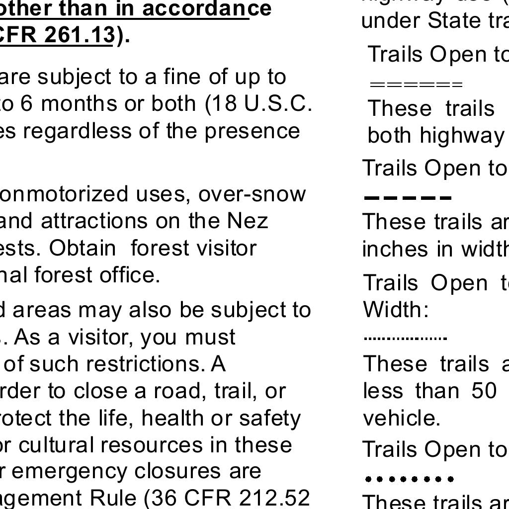 Nez Perce-Clearwater NF - Knife Edge Ninemile MVUM 2020 Map by US ...