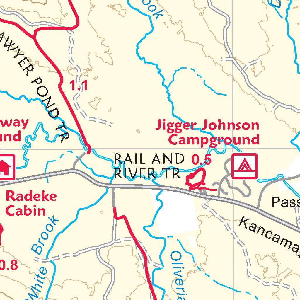 AMC White Mountains Trail Map 3: Crawford Notch-Sandwich Range by ...