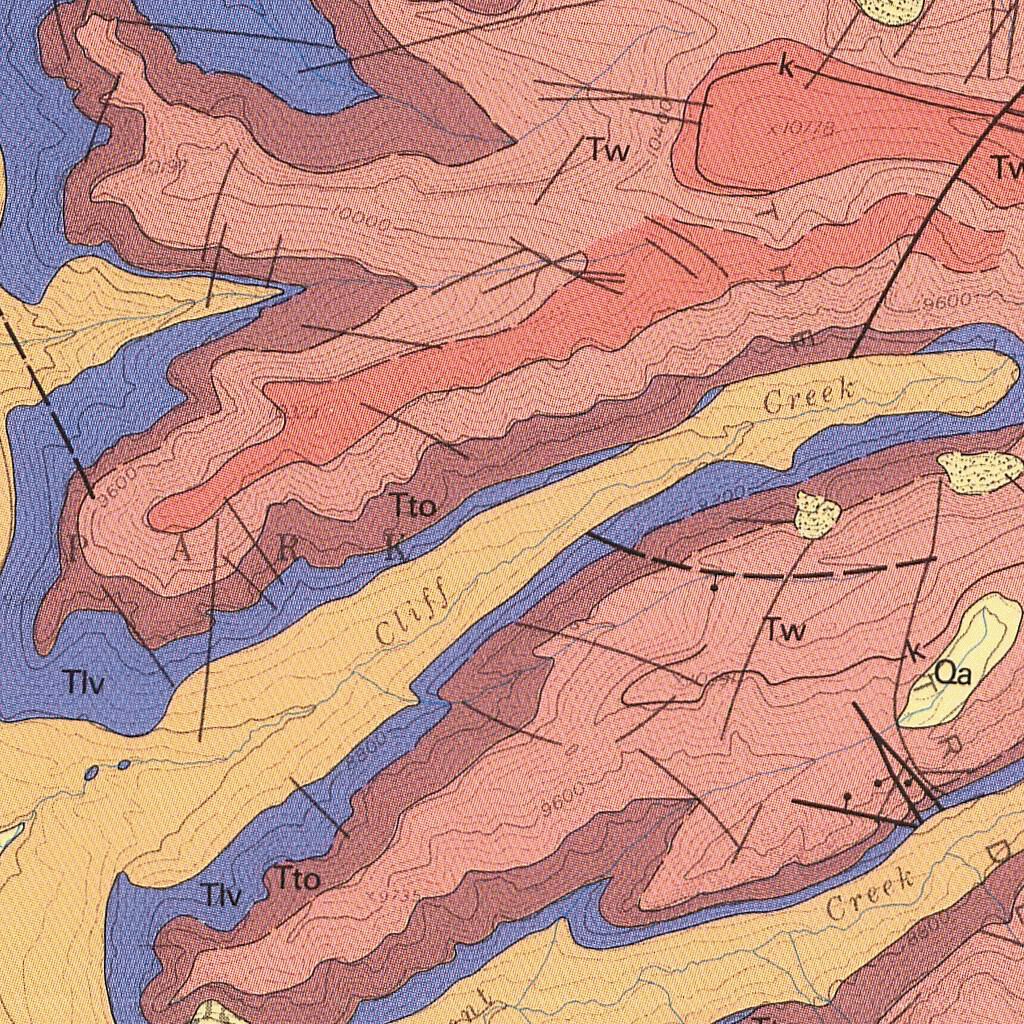 Geologic Map of the Two Ocean Pass quadrangle, Yellowstone National ...