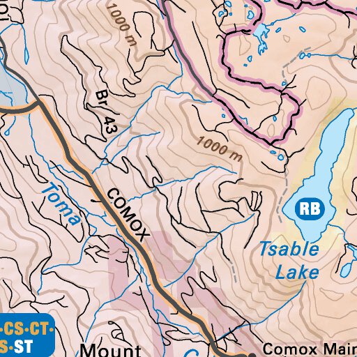 VIBC26 Cumberland - Vancouver Island BC Topo Map by Backroad Mapbooks ...