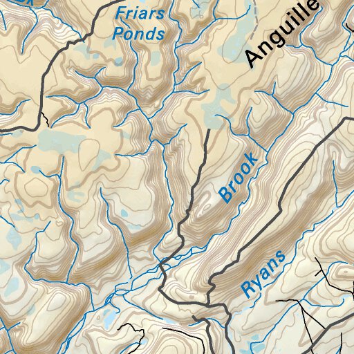 NLNL07 Channel-Port aux Basques Newfoundland and Labrador Topo Map by ...