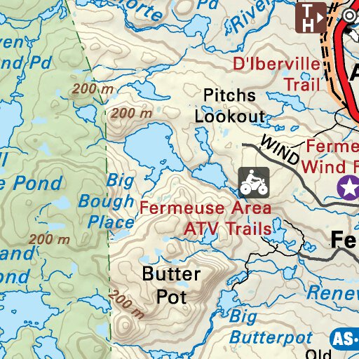 NLNL06 Chance Cove Newfoundland and Labrador Topo Map by Backroad ...