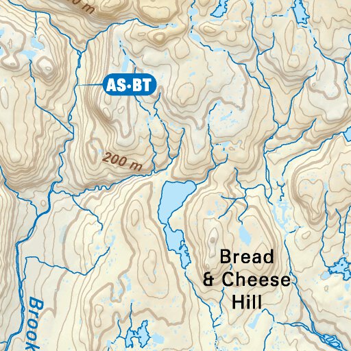 NLNL09 Burgeo Newfoundland and Labrador Topo Map by Backroad Mapbooks ...