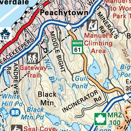 NLNL17 St John's Newfoundland and Labrador Topo Map by Backroad ...