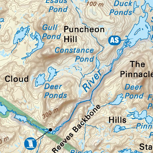 NLNL59 Main Brook Newfoundland and Labrador Topo Map by Backroad ...