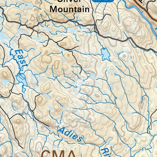 NLNL41 Howley Newfoundland and Labrador Topo Map by Backroad Mapbooks ...