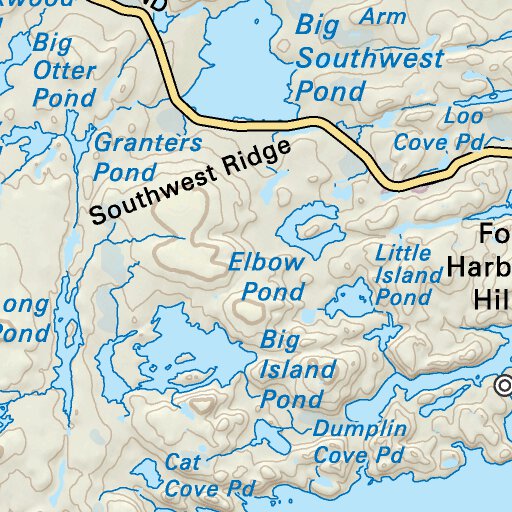 NLNL46 Trinity Newfoundland and Labrador Topo Map by Backroad Mapbooks ...