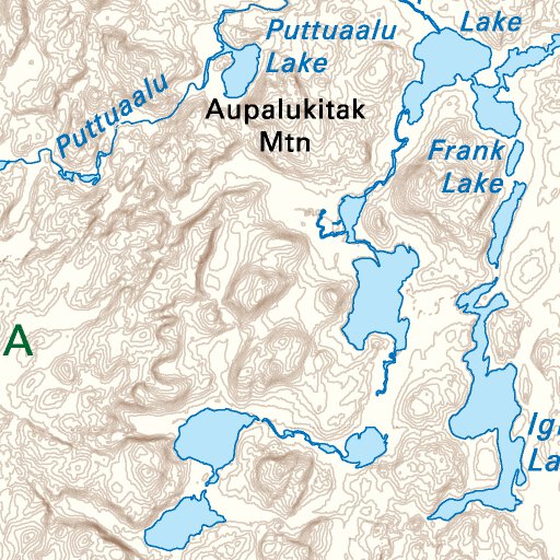 NLNL75 Nain Newfoundland and Labrador Topo Map by Backroad Mapbooks ...