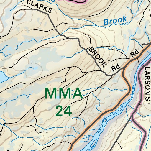 NLNL35 Northwest Gander River Newfoundland and Labrador Topo Map by ...