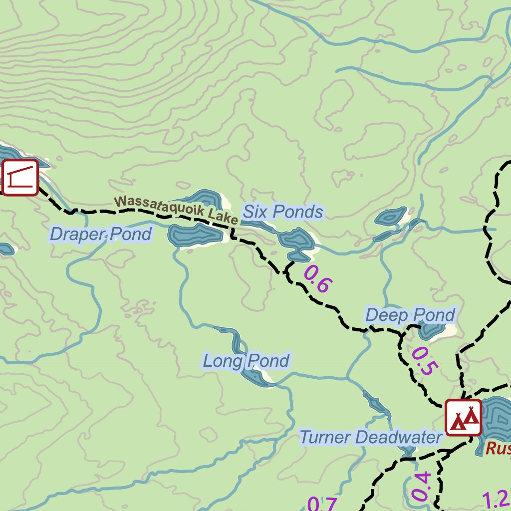 Baxter State Park Map and Guide by Eyes Up Adventures | Avenza Maps