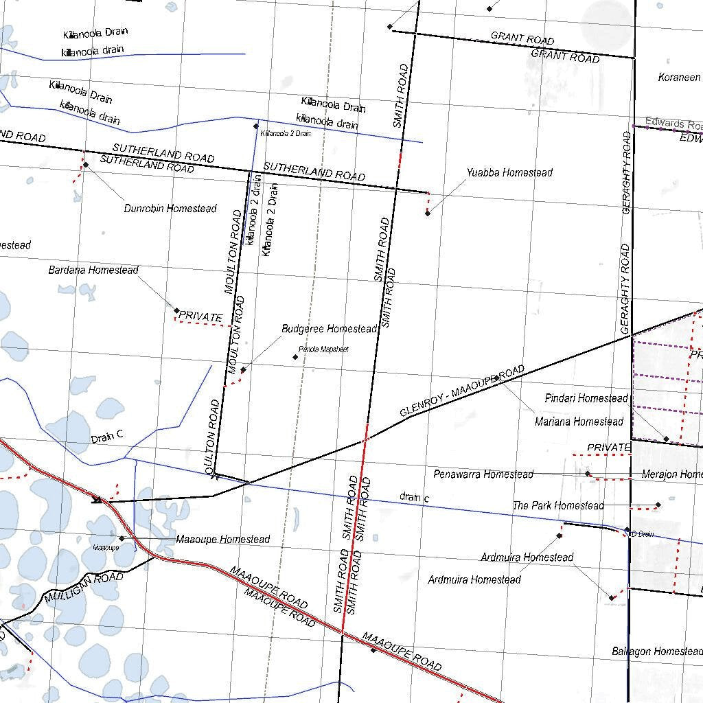 Getlost Map 7023 PENOLA Victoria Topographic Map V16b 1:75,000 by ...