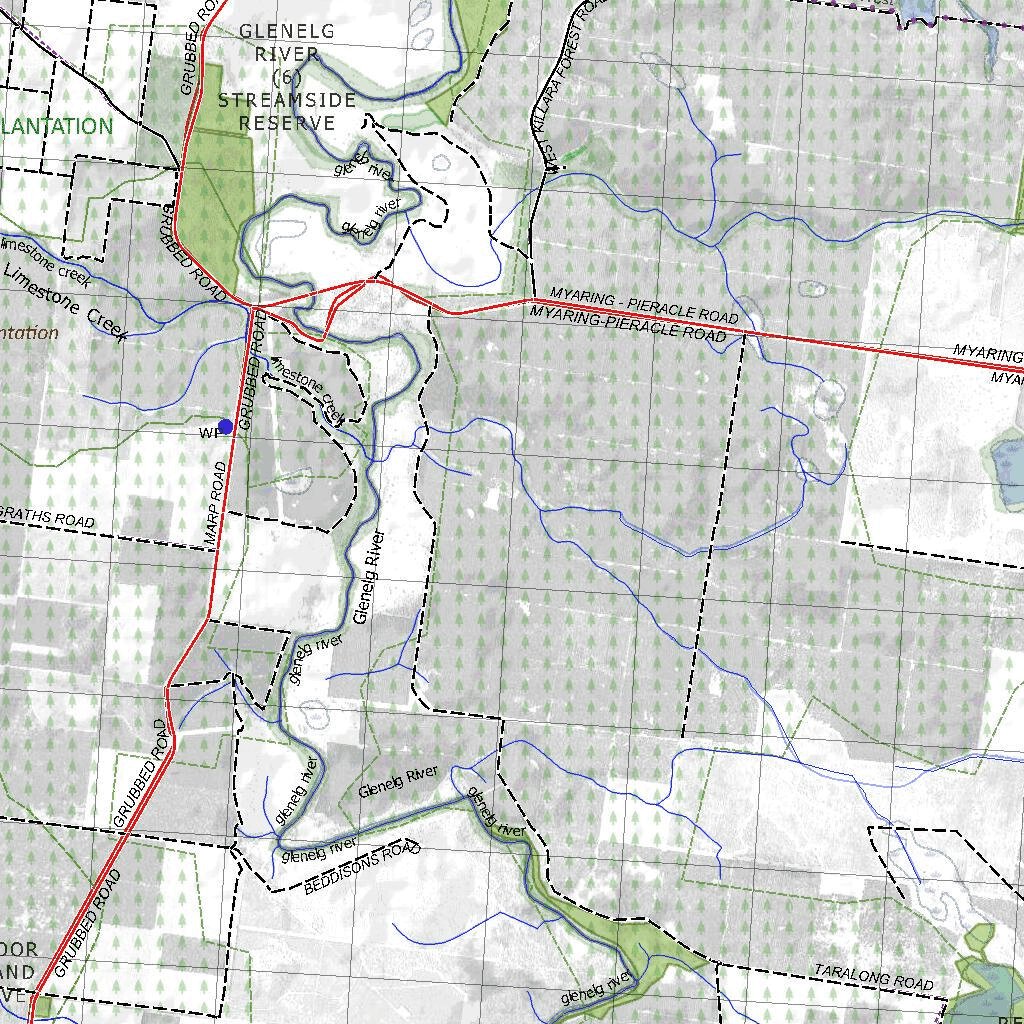 Getlost Map 7122-7222 CASTERTON-COLERAINE Victoria Topographic Map V16b ...