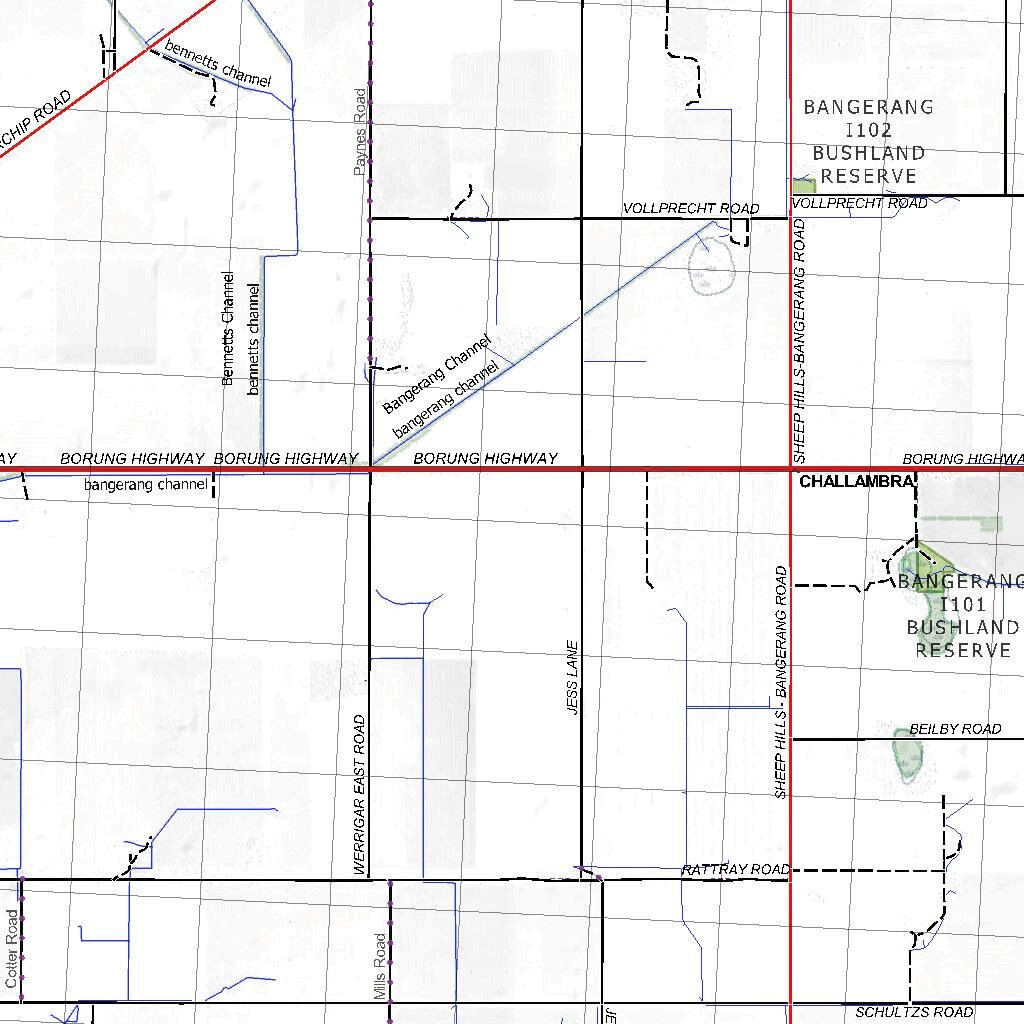 Getlost Map 7325-7425 WARRACKNABEAL- DONALD Victoria Topographic Map ...