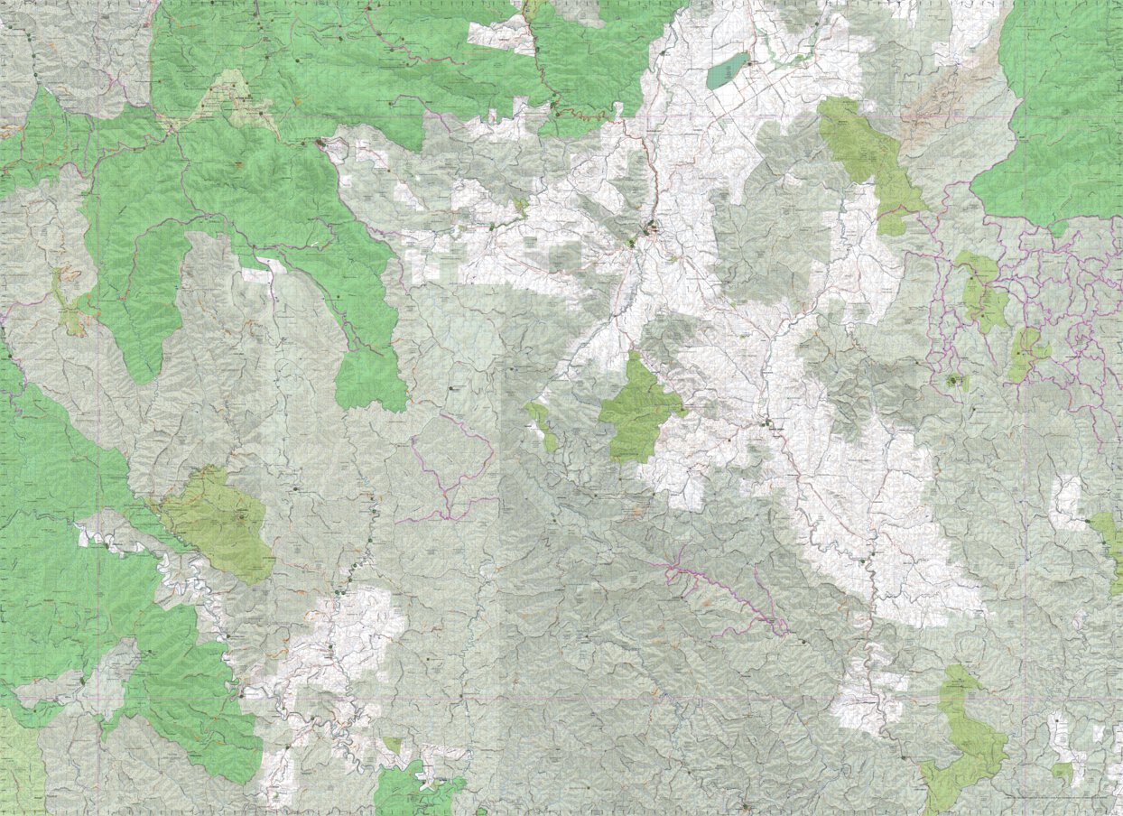 Getlost Map 8323-8423 DARGO-OMEO Victoria Topographic Map V16b 1:75,000 ...