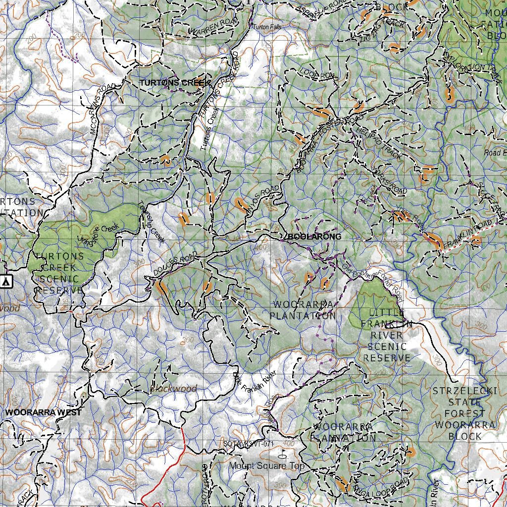 Getlost Map 8120-8220 FOSTER-YARRAM Victoria Topographic Map V16b 1: ...