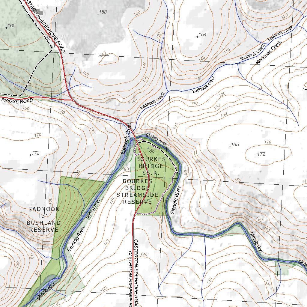 Getlost Map 7123-1 EDENHOPE Victoria Topographic Map V16b 1:25,000 by ...