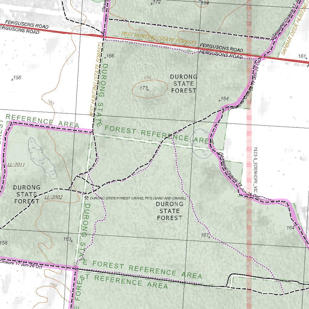 Getlost Map 7123-4 LANGKOOP Victoria Topographic Map V16b 1:25,000 by ...