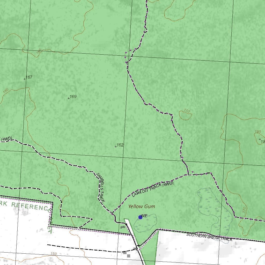 Getlost Map 7124-1 GOROKE Victoria Topographic Map V16b 1:25,000 by ...