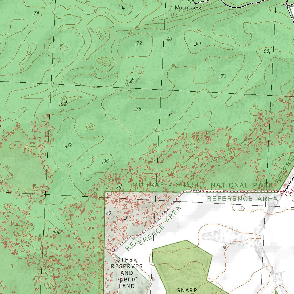 Getlost Map 7227-1 UNDERBOOL Victoria Topographic Map V16b 1:25,000 by ...