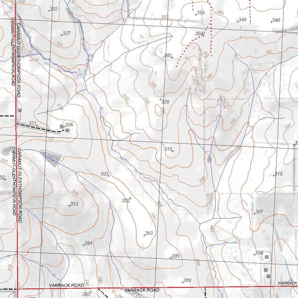 Getlost Map 7422-4 WILLAURA Victoria Topographic Map V16b 1:25,000 by ...