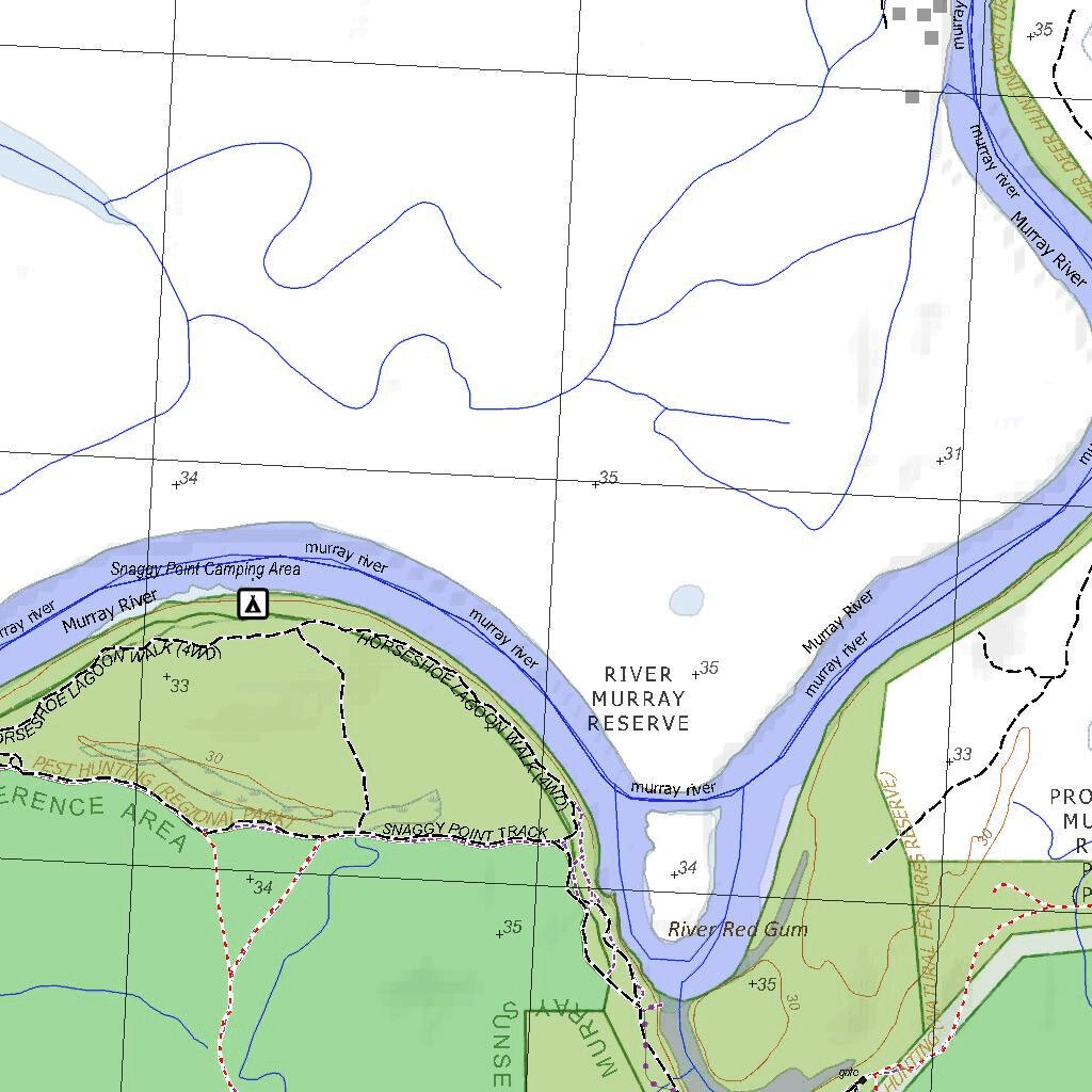 Getlost Map 7229-1 WENTWORTH Victoria Topographic Map V16b 1:25,000 by ...