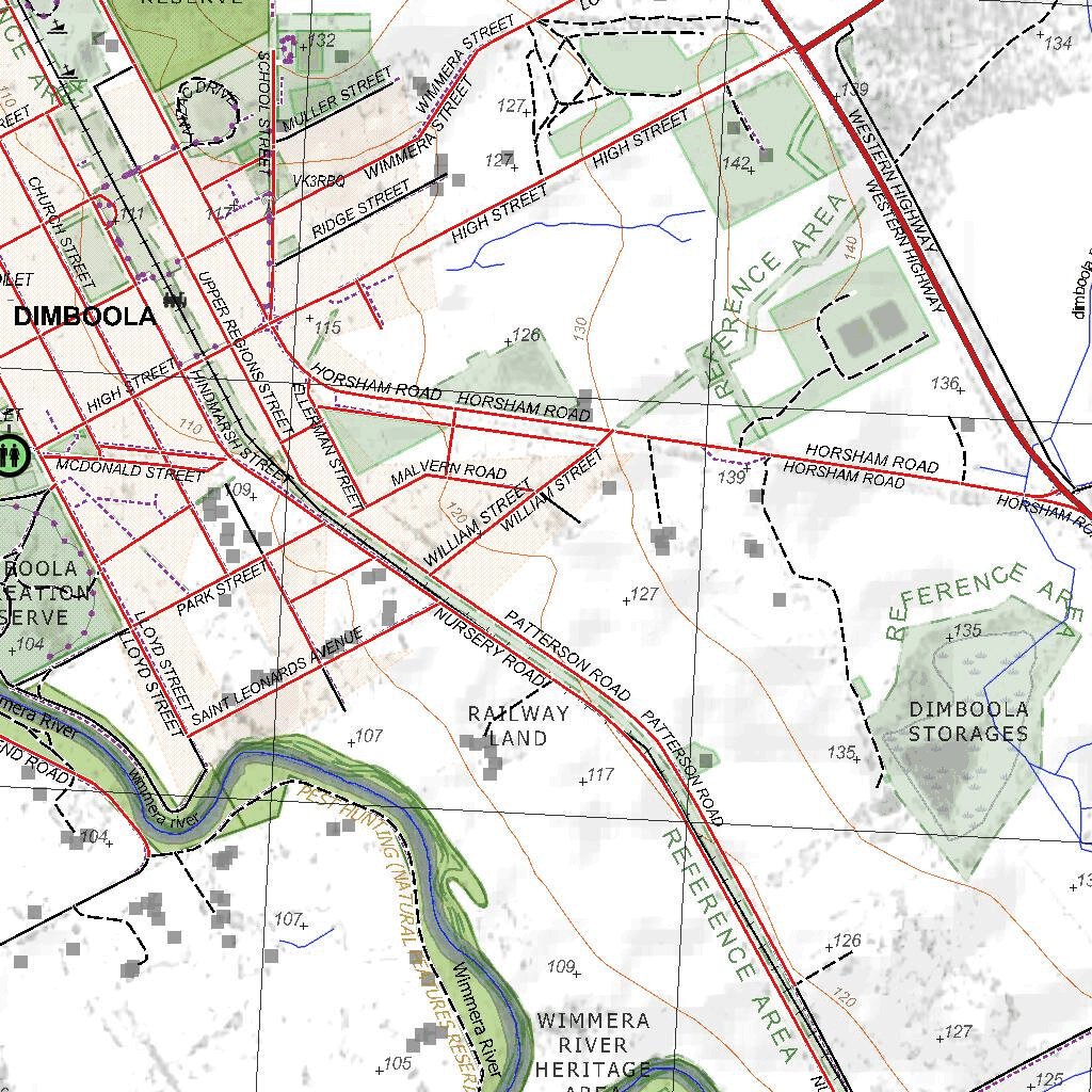 Getlost Map 7325-3 DIMBOOLA Victoria Topographic Map V16b 1:25,000 by ...