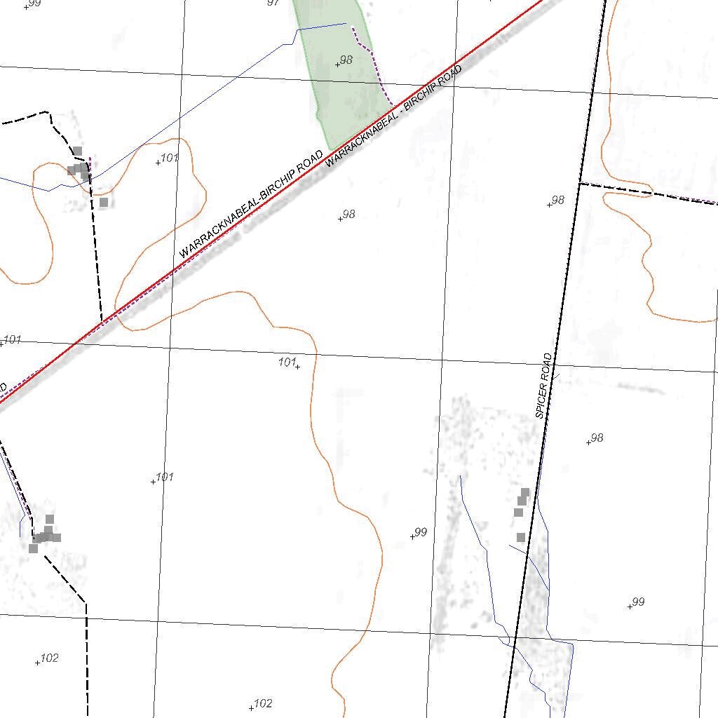 Getlost Map 7425-4 HOMECROFT Victoria Topographic Map V16b 1:25,000 by ...