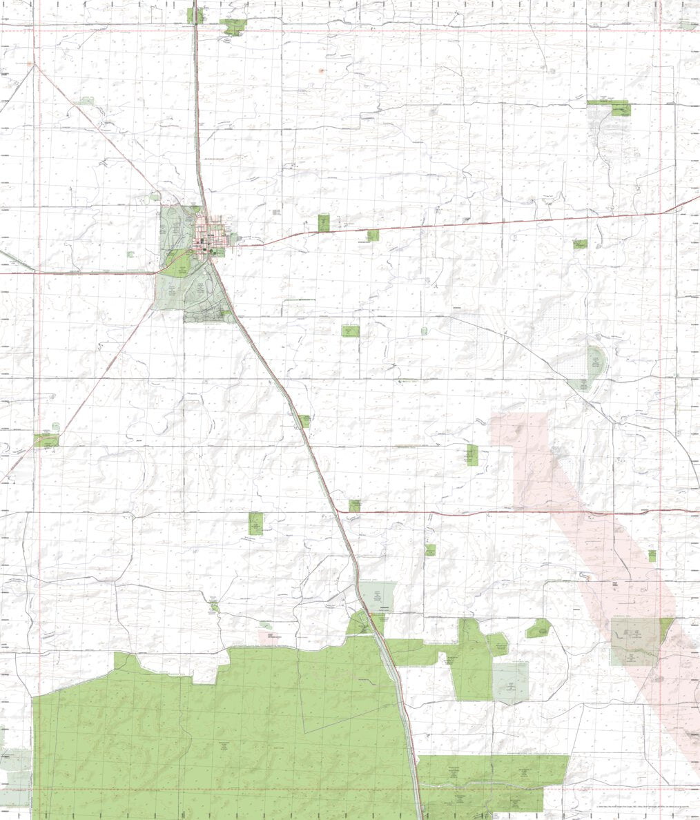 Getlost Map 7327-1 OUYEN Victoria Topographic Map V16b 1:25,000 by ...