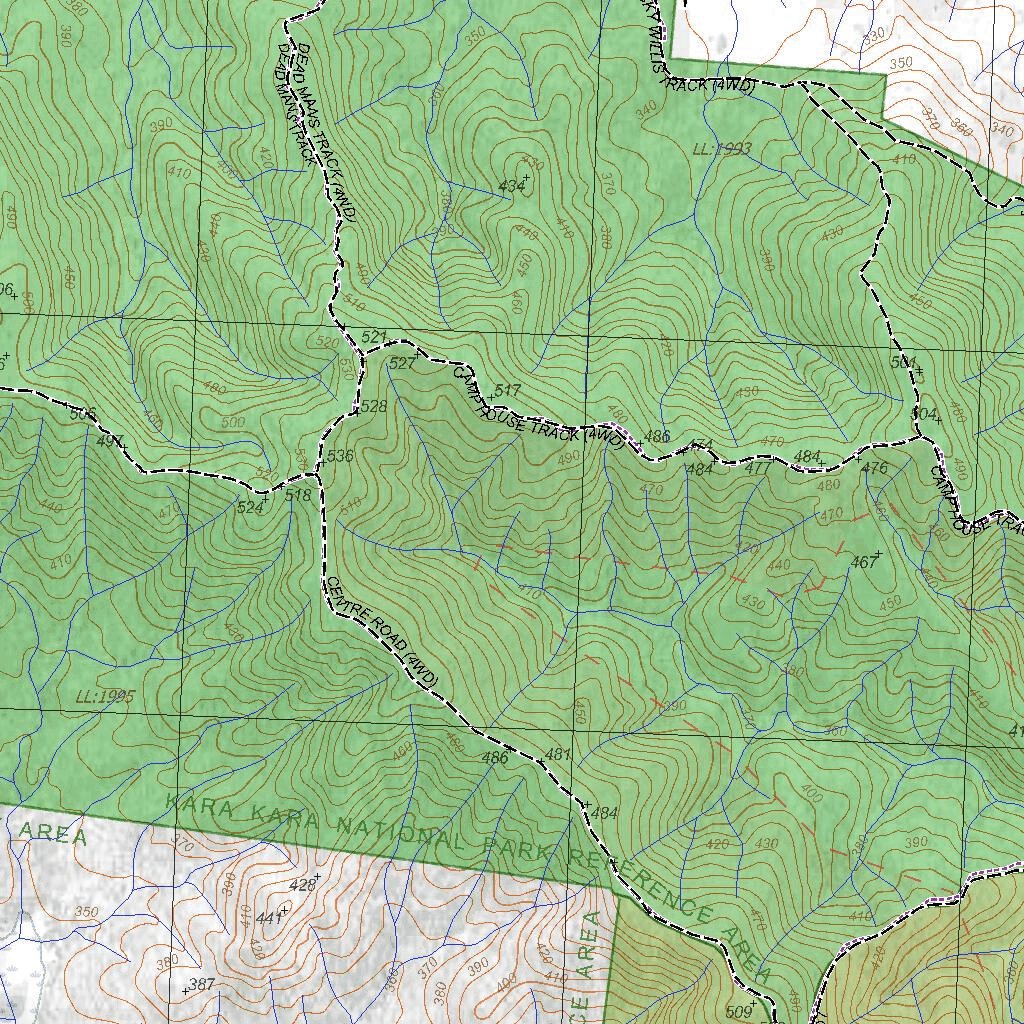 Getlost Map 7524-2 REDBANK Victoria Topographic Map V16b 1:25,000 by ...