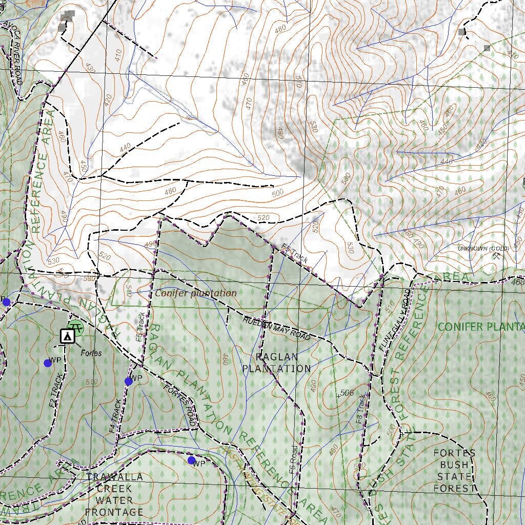Getlost Map 7523-2 BEAUFORT Victoria Topographic Map V16b 1:25,000 by ...