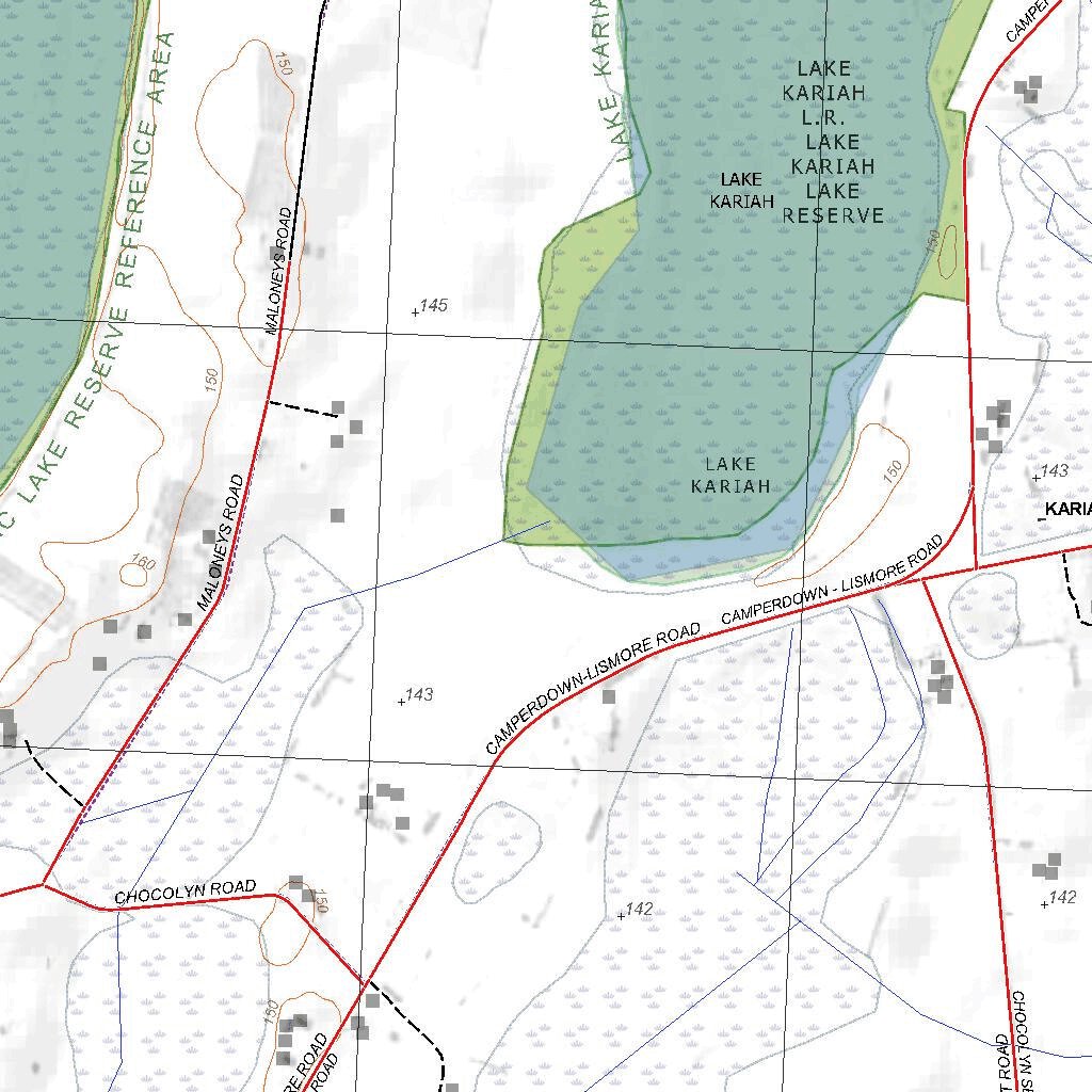 Getlost Map 7521-4 CAMPERDOWN Victoria Topographic Map V16b 1:25,000 by ...