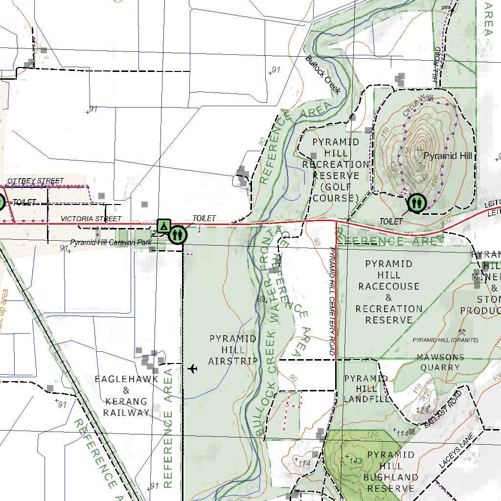 Getlost Map 7725-4 MITIAMO Victoria Topographic Map V16b 1:25,000 by ...
