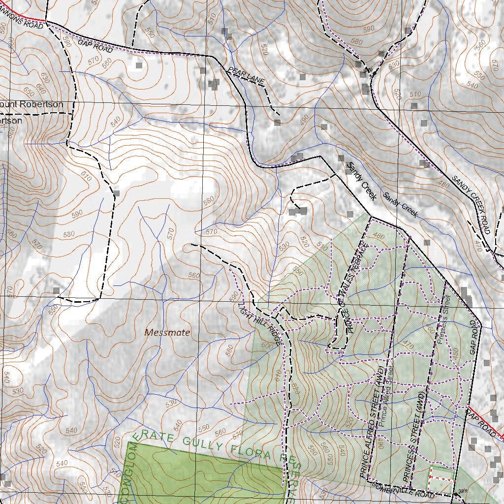 Getlost Map 7823-3 LANCEFIELD Victoria Topographic Map V16b 1:25,000 by ...