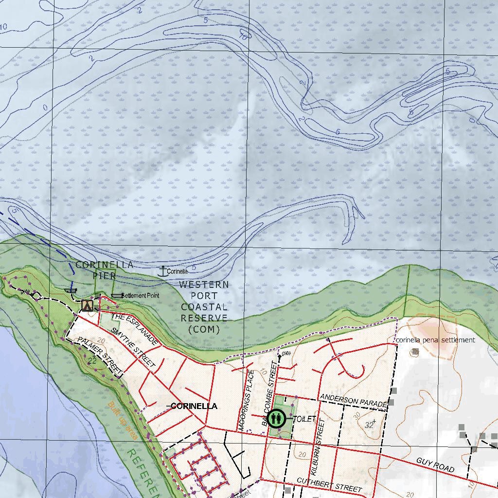 Getlost Map 7921-2 WESTERN PORT Victoria Topographic Map V16b 1:25,000 ...