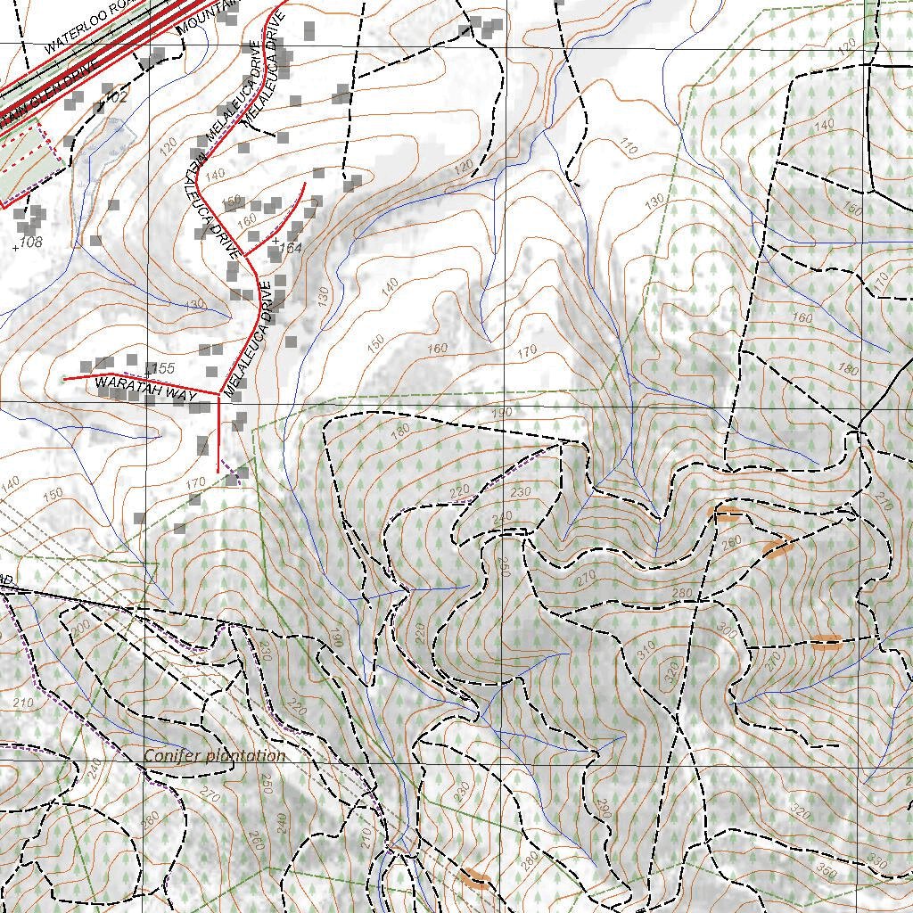 Getlost Map 8121-4 TRAFALGAR Victoria Topographic Map V16b 1:25,000 by ...