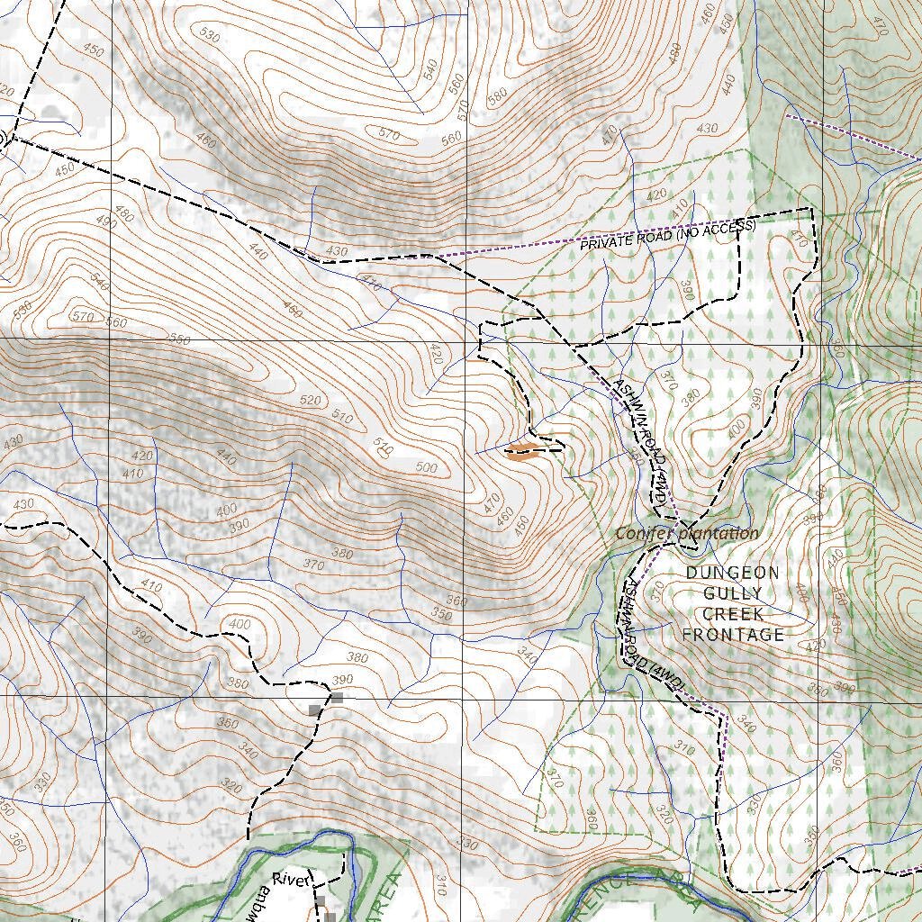 Getlost Map 8123-4 MANSFIELD Victoria Topographic Map V16b 1:25,000 by ...