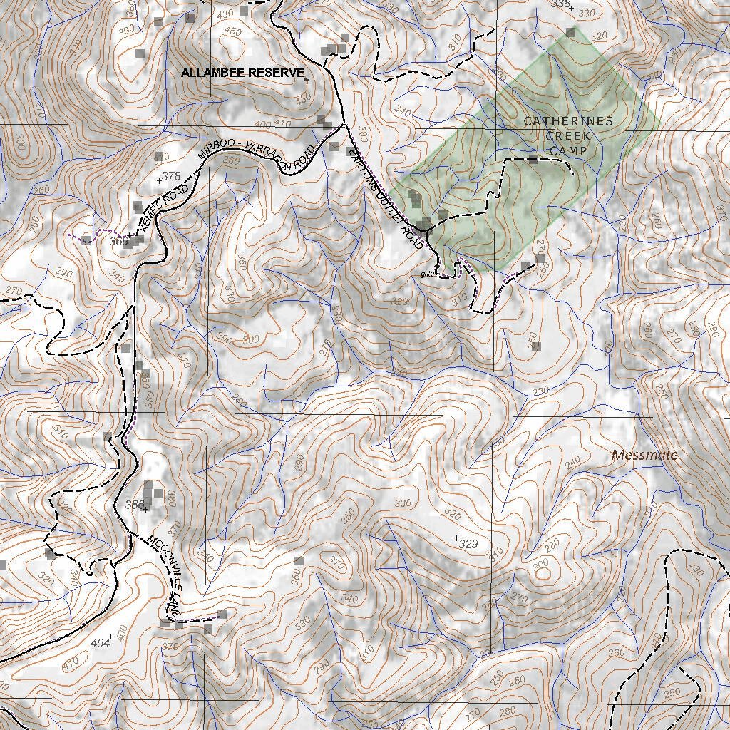 Getlost Map 8121-3 MIRBOO NORTH Victoria Topographic Map V16b 1:25,000 ...