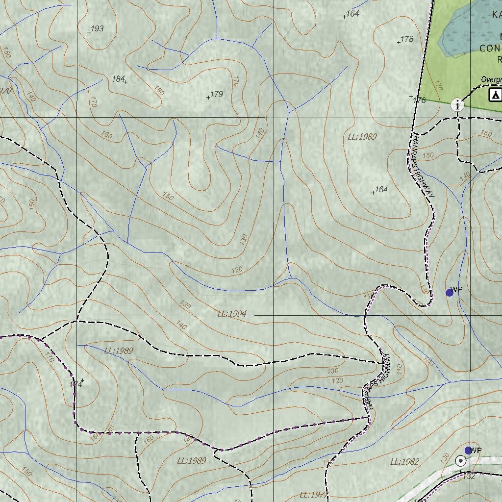 Getlost Map 8221-2 DARRIMAN Victoria Topographic Map V16b 1:25,000 by ...