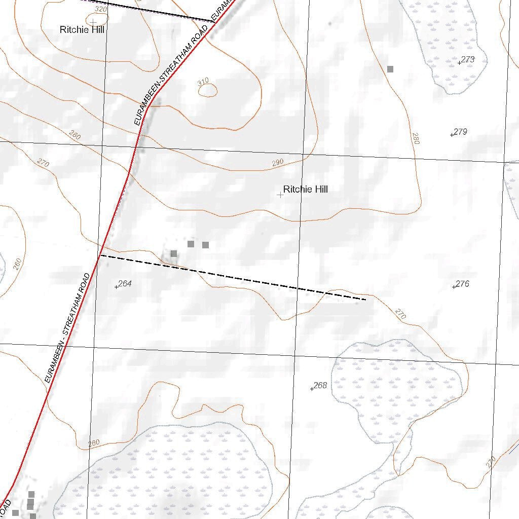 Getlost Map 7522-4 STREATHAM Victoria Topographic Map V16b 1:25,000 by ...