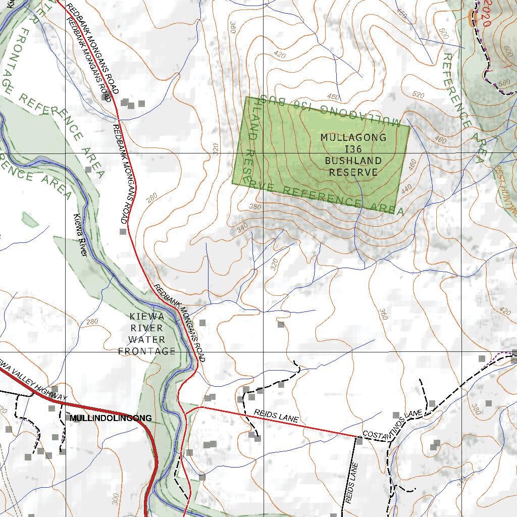 Getlost Map 8324-4 TAWONGA Victoria Topographic Map V16b 1:25,000 by ...