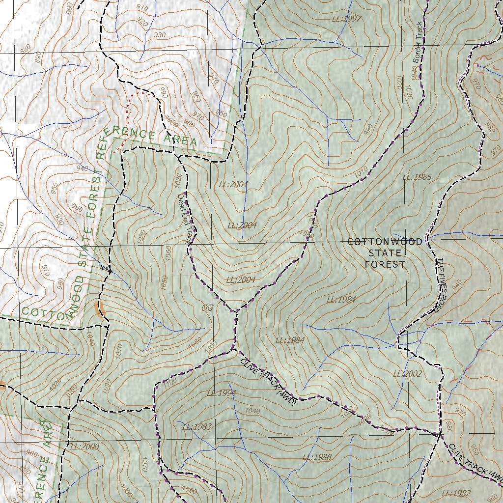 Getlost Map 8623-1 BENDOC Victoria Topographic Map V16b 1:25,000 by ...